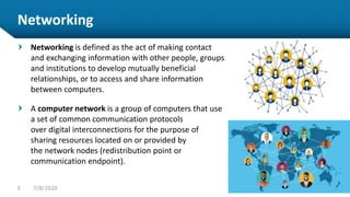 Software Defined Networking/ Networking/ Traditional Networking/ SDN Benefits | PPTX