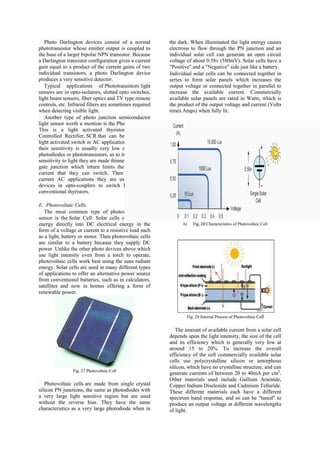 IEEE report on Advanced Sensor | PDF