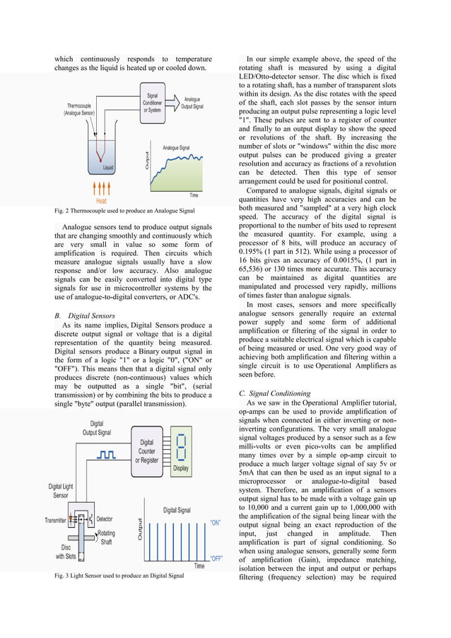 IEEE report on Advanced Sensor | PDF
