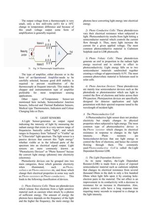 IEEE report on Advanced Sensor | PDF