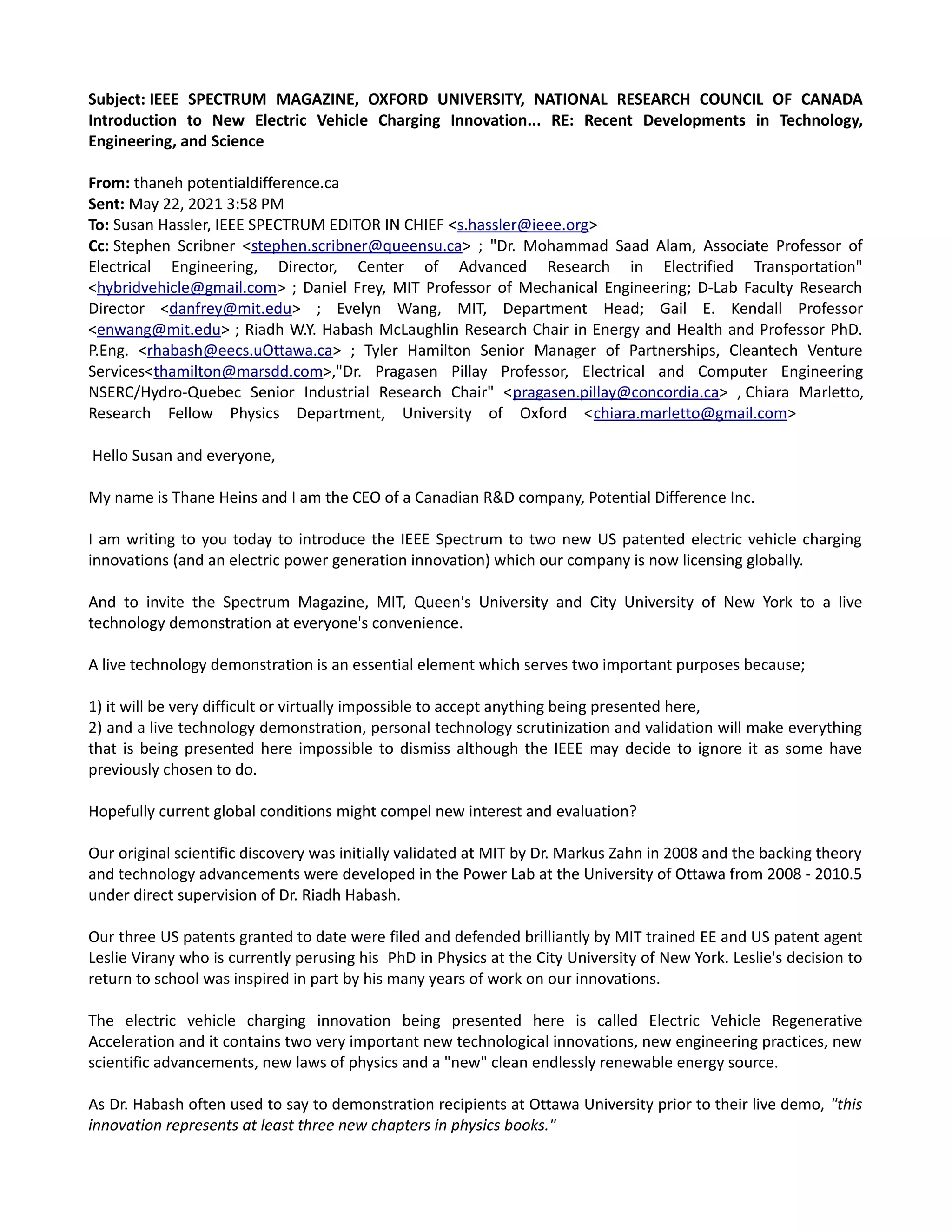 IEEE Spectrum Magazine, Oxford University, National Research Council of ...