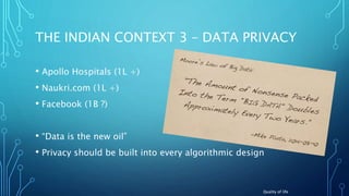 Machine learning in the Indian Context - IEEE talk at SRM Institute | PPTX
