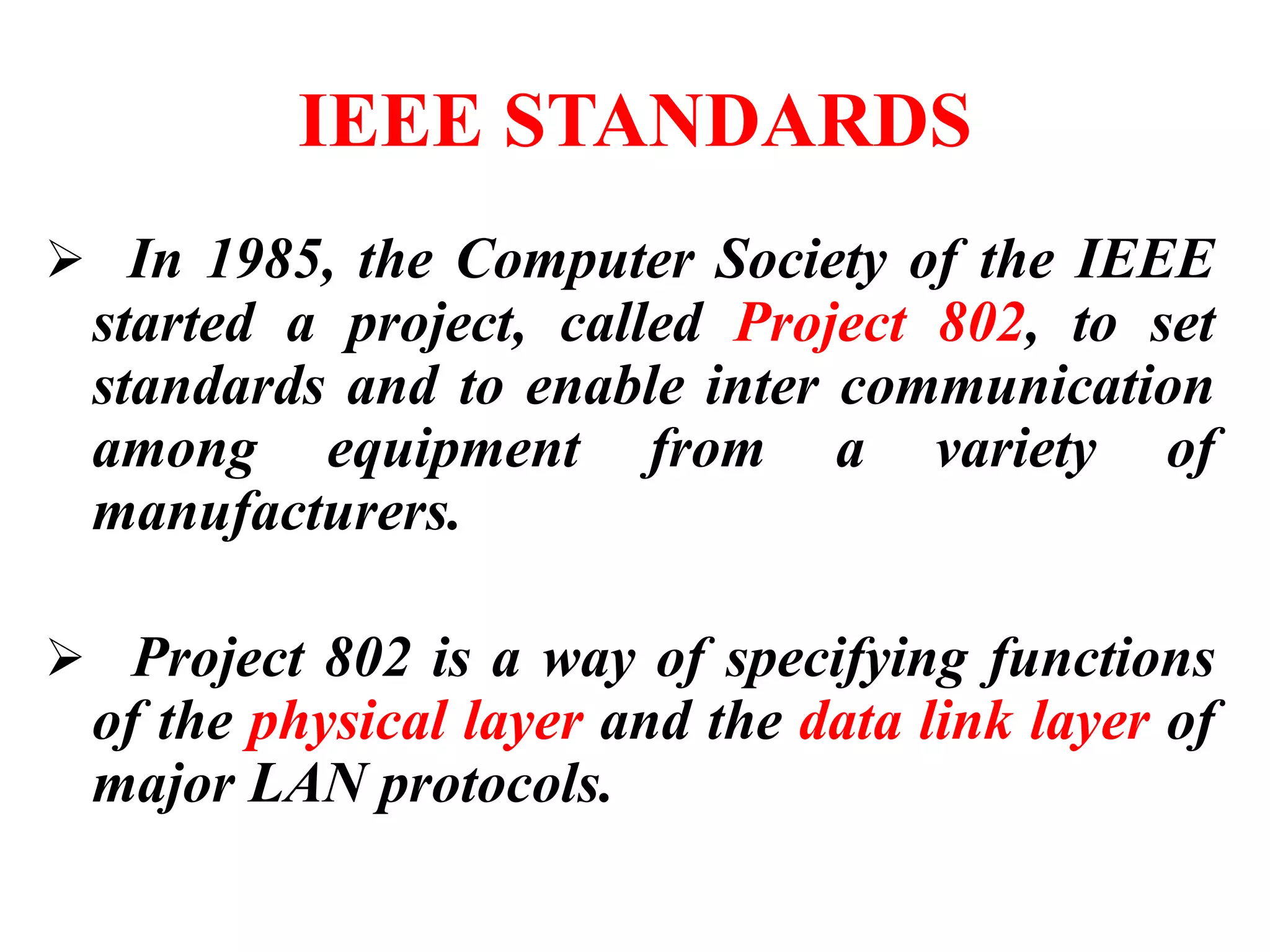 IEEE standard | PDF | Computer Networking | Computing