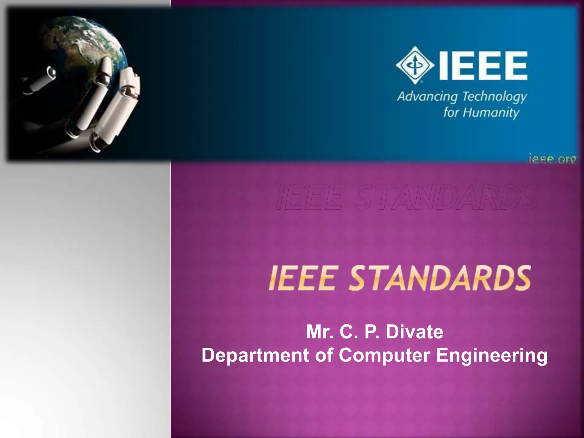 Data Communications and Networks IEEE standards | PPTX | Computer ...