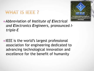 Data Communications and Networks IEEE standards | PPTX | Computer ...