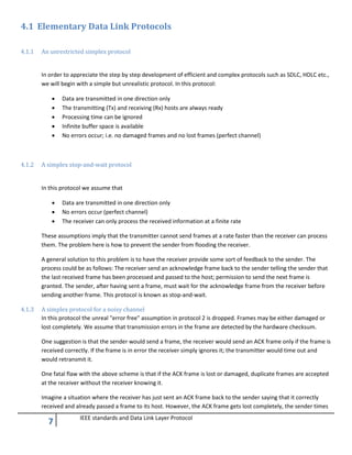 IEEE standards and Data Link Layer Protocol | PDF