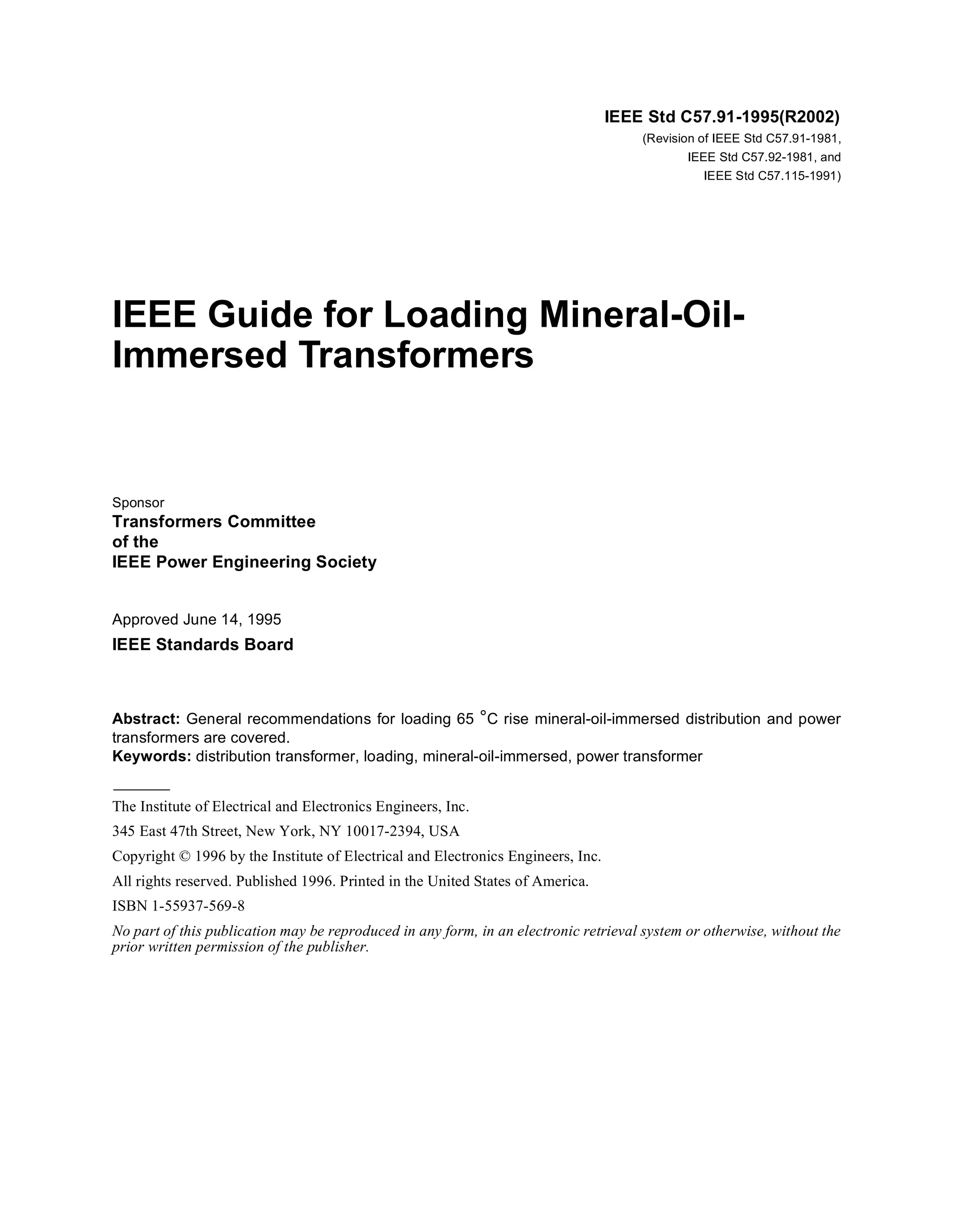 Ieee Std C57 91 1995 Pdf Sexual Conditions Sexual Health