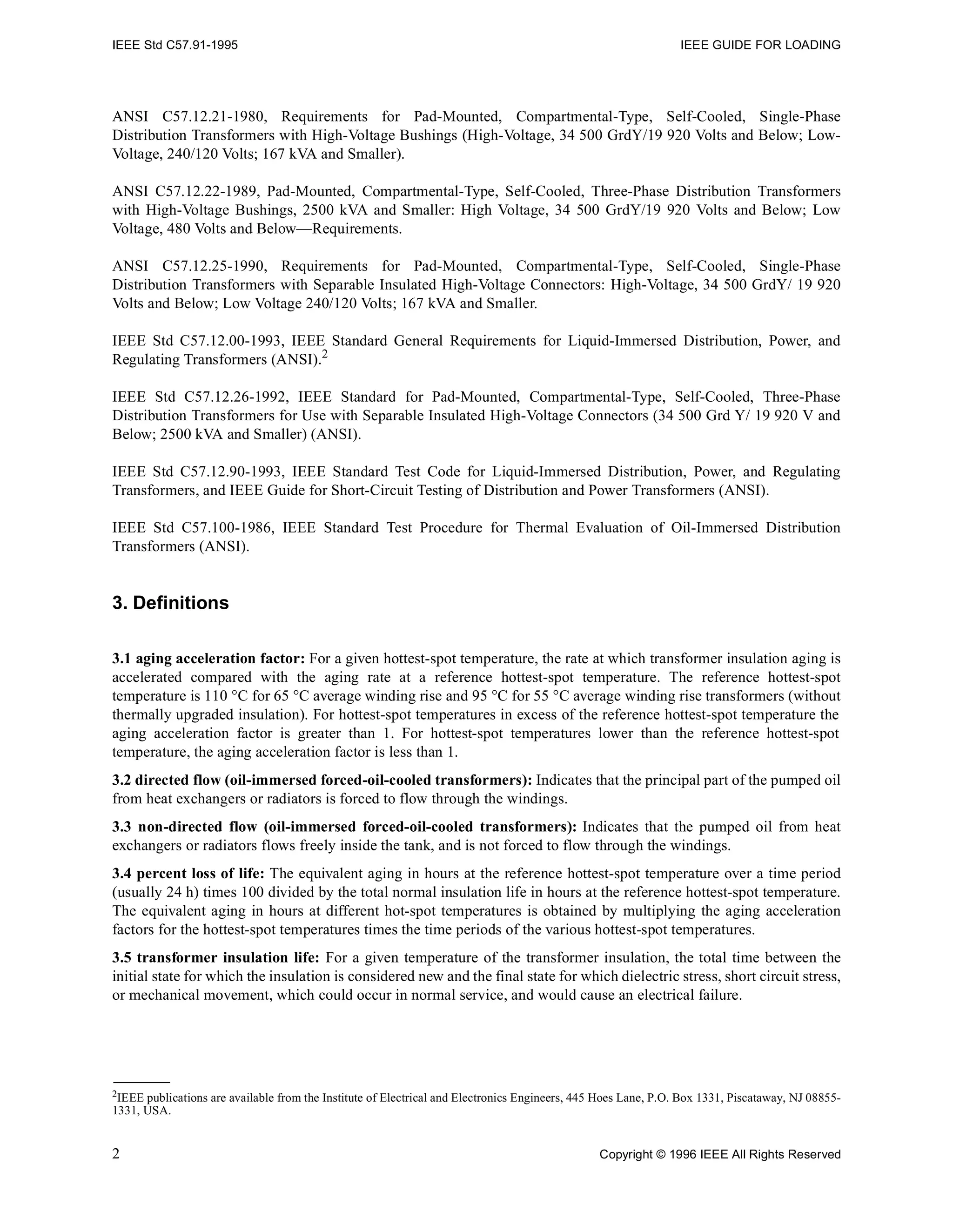 - IEEE Std C57.91-1995 | PDF