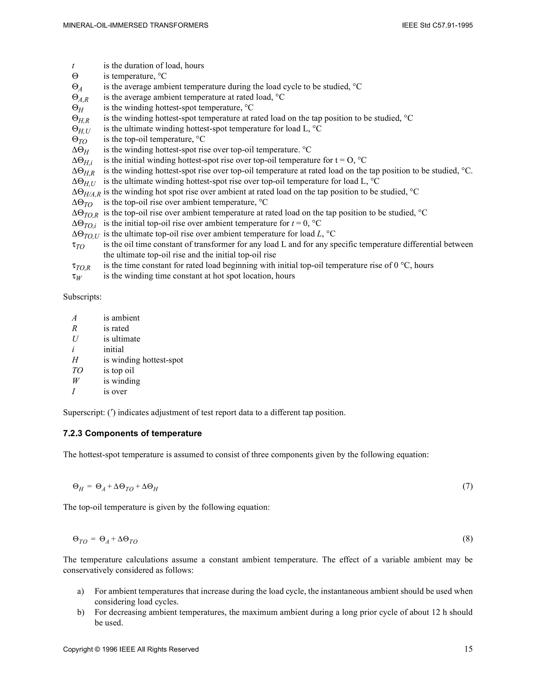 - IEEE Std C57.91-1995 | PDF