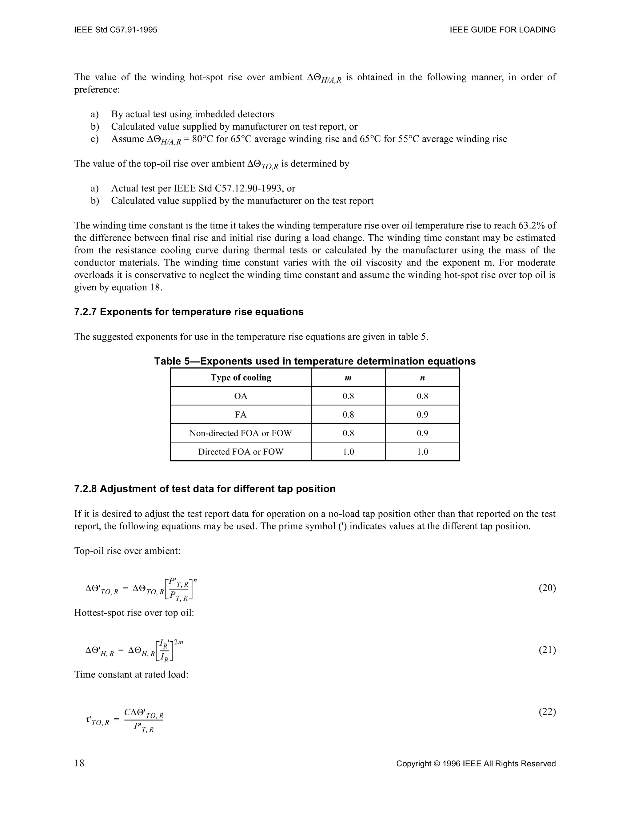 - IEEE Std C57.91-1995 | PDF