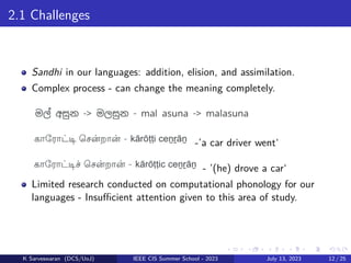 Natural Language Processing for Tamil and Sinhala | PDF