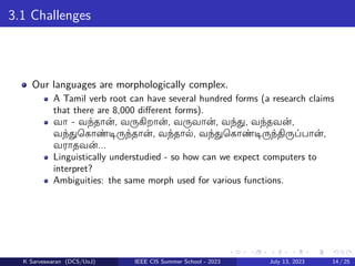 Natural Language Processing for Tamil and Sinhala | PDF