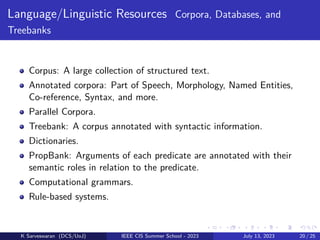 Natural Language Processing for Tamil and Sinhala | PDF