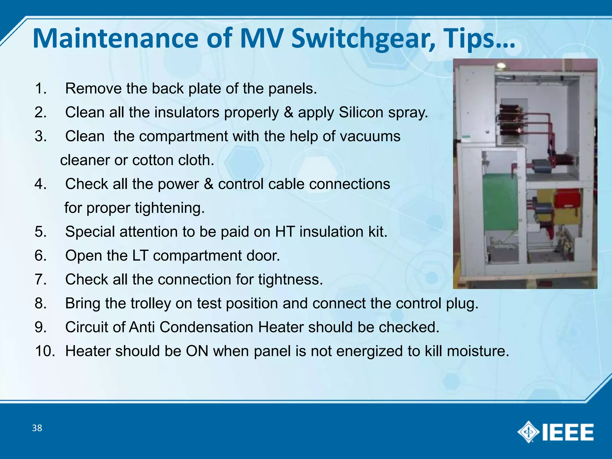 MV Switchgear from IEEE | PPTX