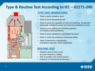 MV Switchgear from IEEE | PPTX