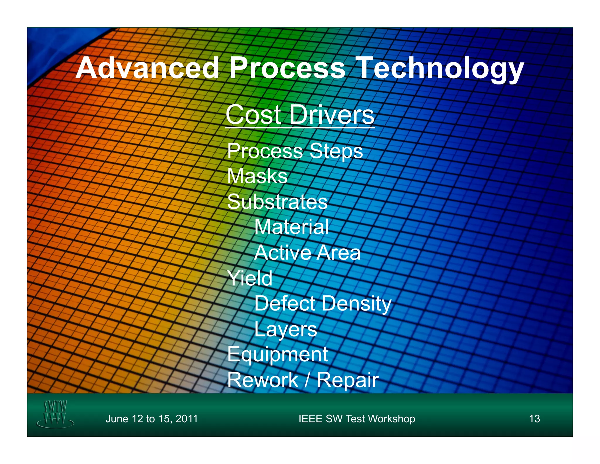 IEEE SWTW 2011 Probe Card Cost Drivers - Ira Feldman | PDF