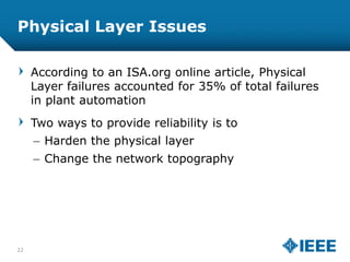 IEEE Conference - Industrial Ethernet | PPTX