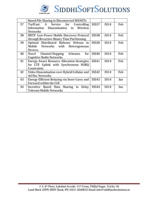 cse Mini project titles, mini project titles for cse students in Trichy ...