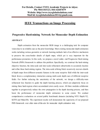 Ieee transactions on image processing | DOCX | 3-D Graphics | Computer Software and Applications