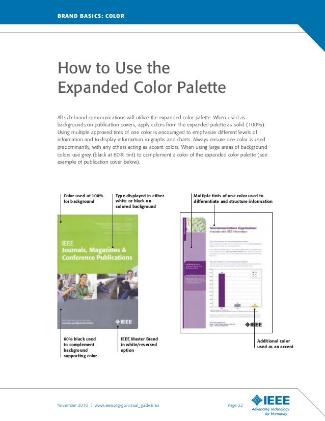 Ieee visual guidelines