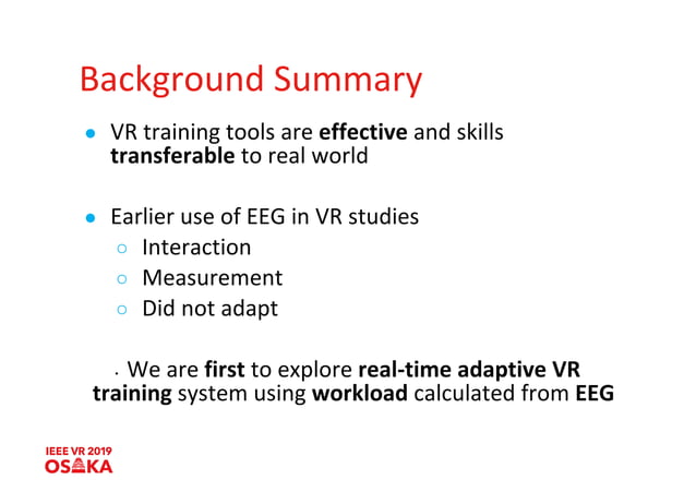 EEG Adaptive Training for VR | PDF | Virtual Reality | Technology ...