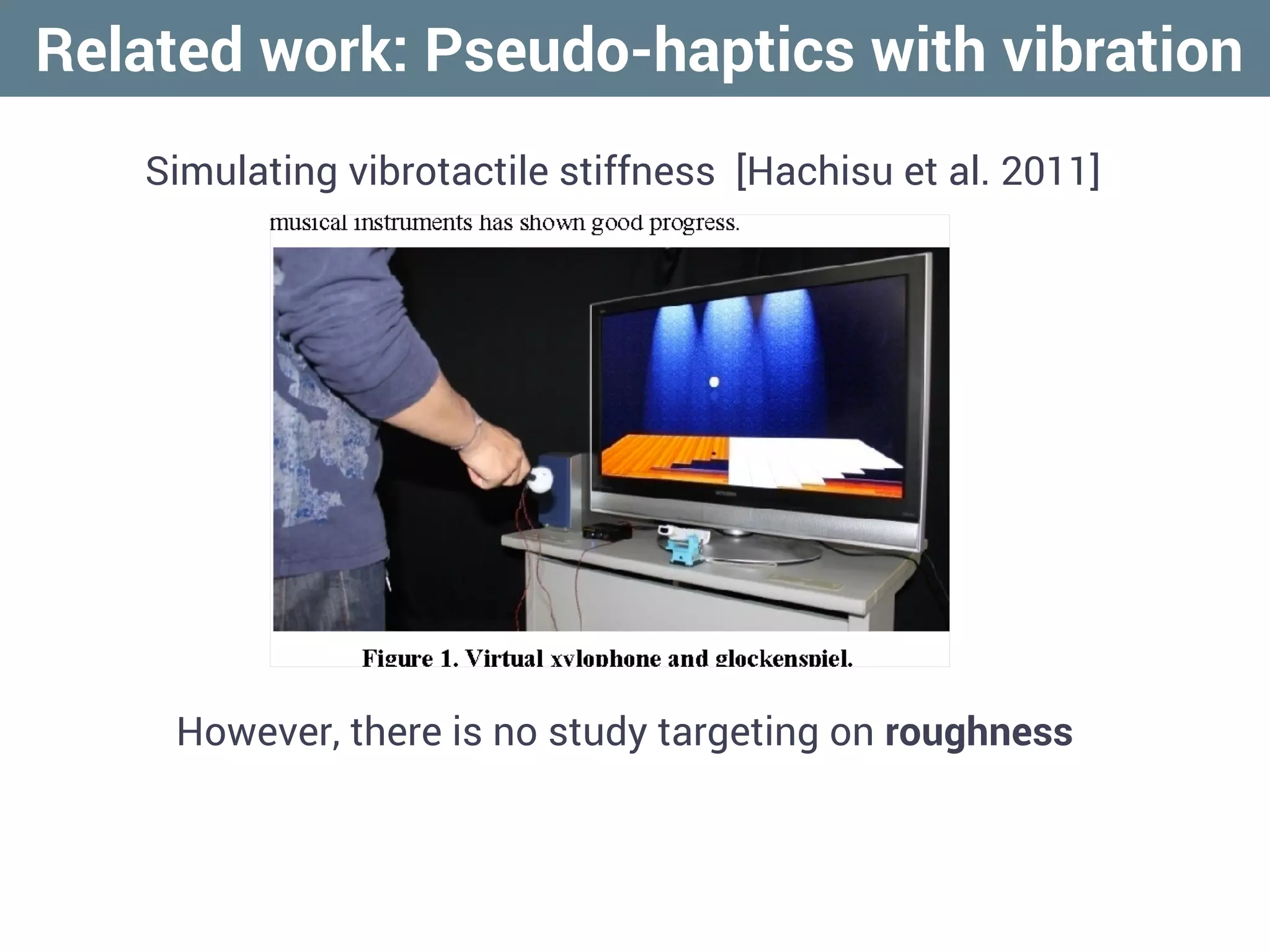 Modulating Fine Roughness Perception Of Virtual Textured Surfaces Using Pseudo Haptic Effect