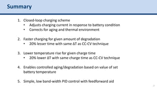 Constant Temperature Constant Voltage (CT-CV) Charging Technique for ...