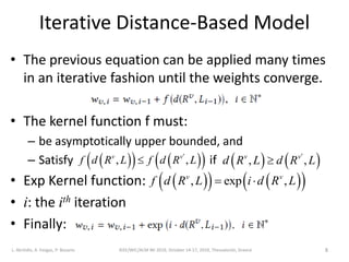An Iterative Distance-Based Model for Unsupervised Weighted Rank ...