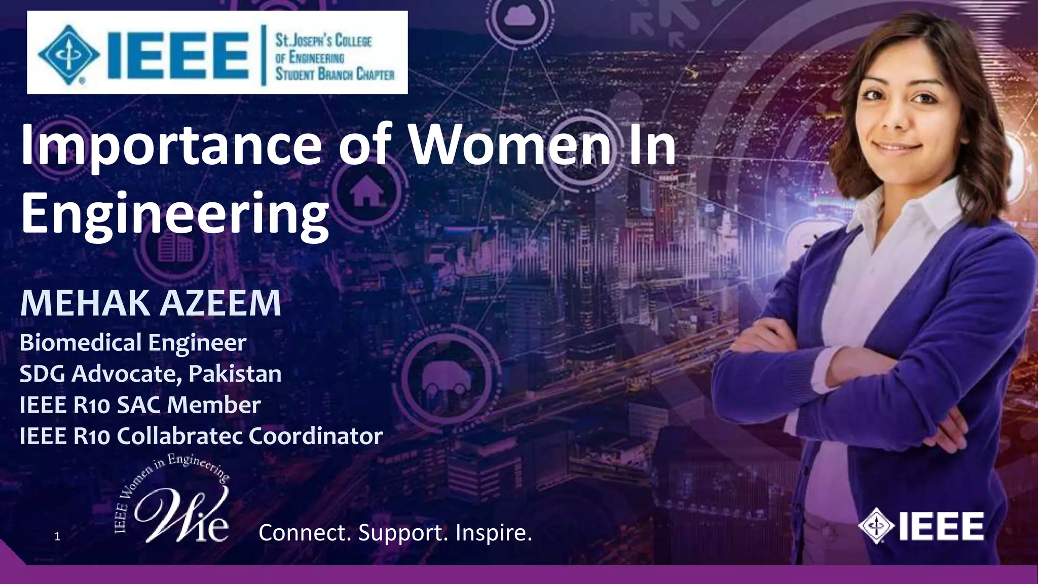 Why Women are important in Engineering? / Women In STEM/ INWED2020 | PPTX