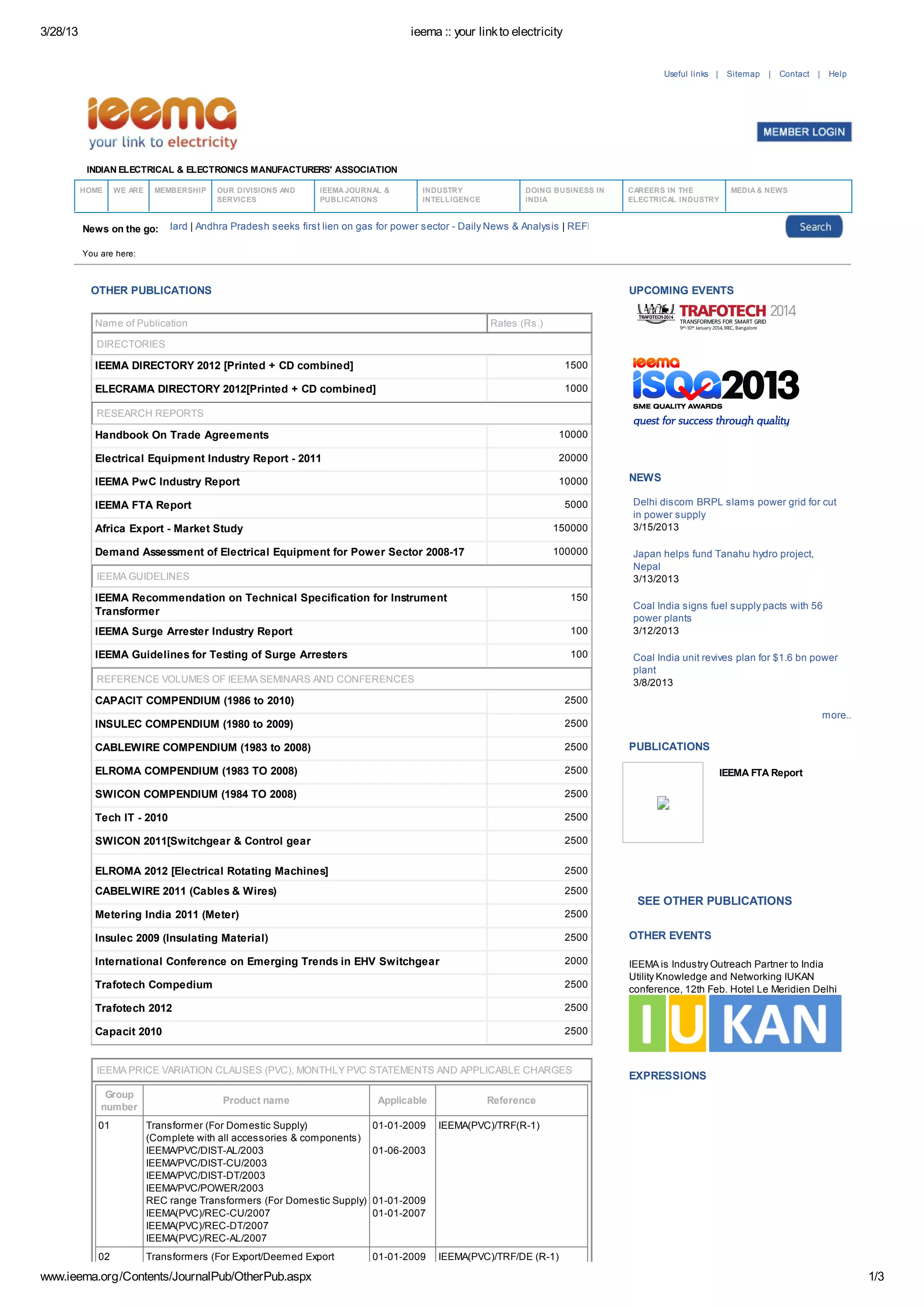 Ieema your link to electricity | PDF