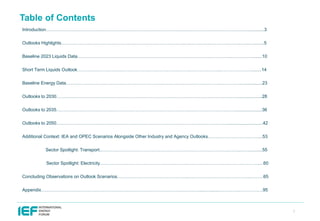 IEF OPEC IEA IRENA Outlooks Comparison Report 2025 | PDF