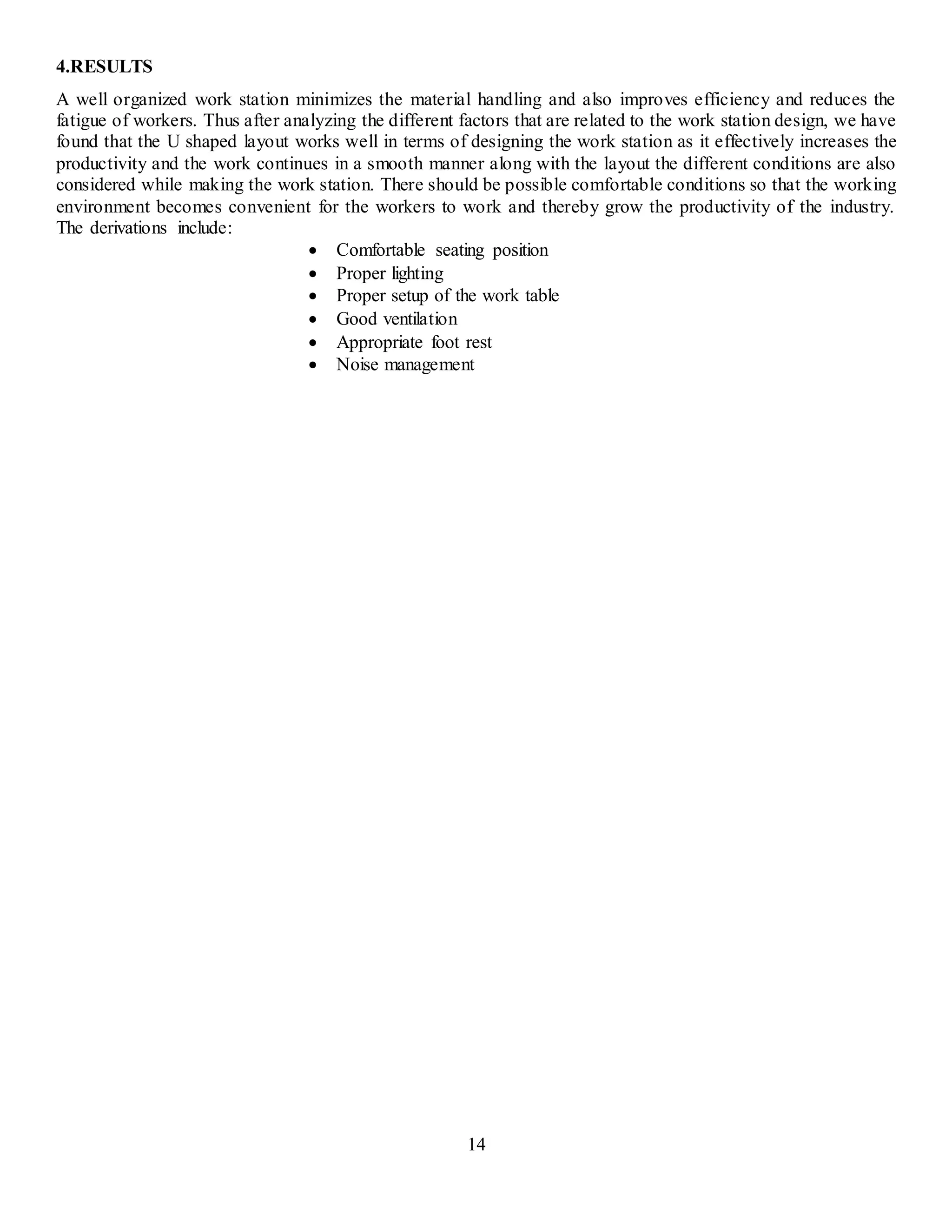 work station designing | DOCX