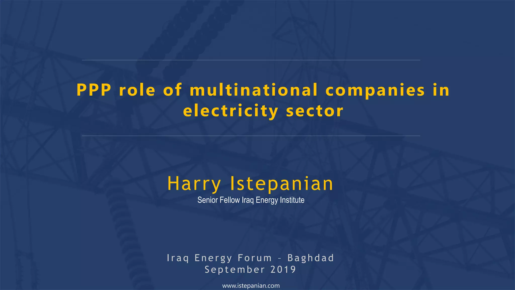 PPP role of multinational companies in electricity sector | PDF