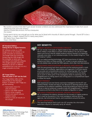 Internet Evidence Finder Overview | PDF