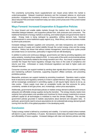 IEF Global Upstream Oil and Gas Investment Report 2023 | PDF