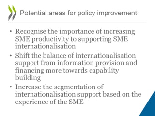 Public Policy and SME Internationalisation - OECD | PPTX