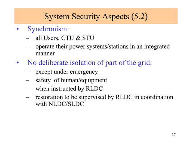 IEGC_PPT_SLDC.ppt | Power and Energy Industry | Industries