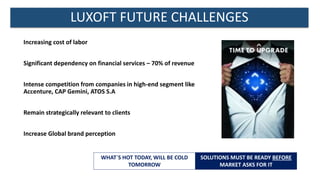 Operational management in IT Luxoft vs Tata Consulting services | PPT