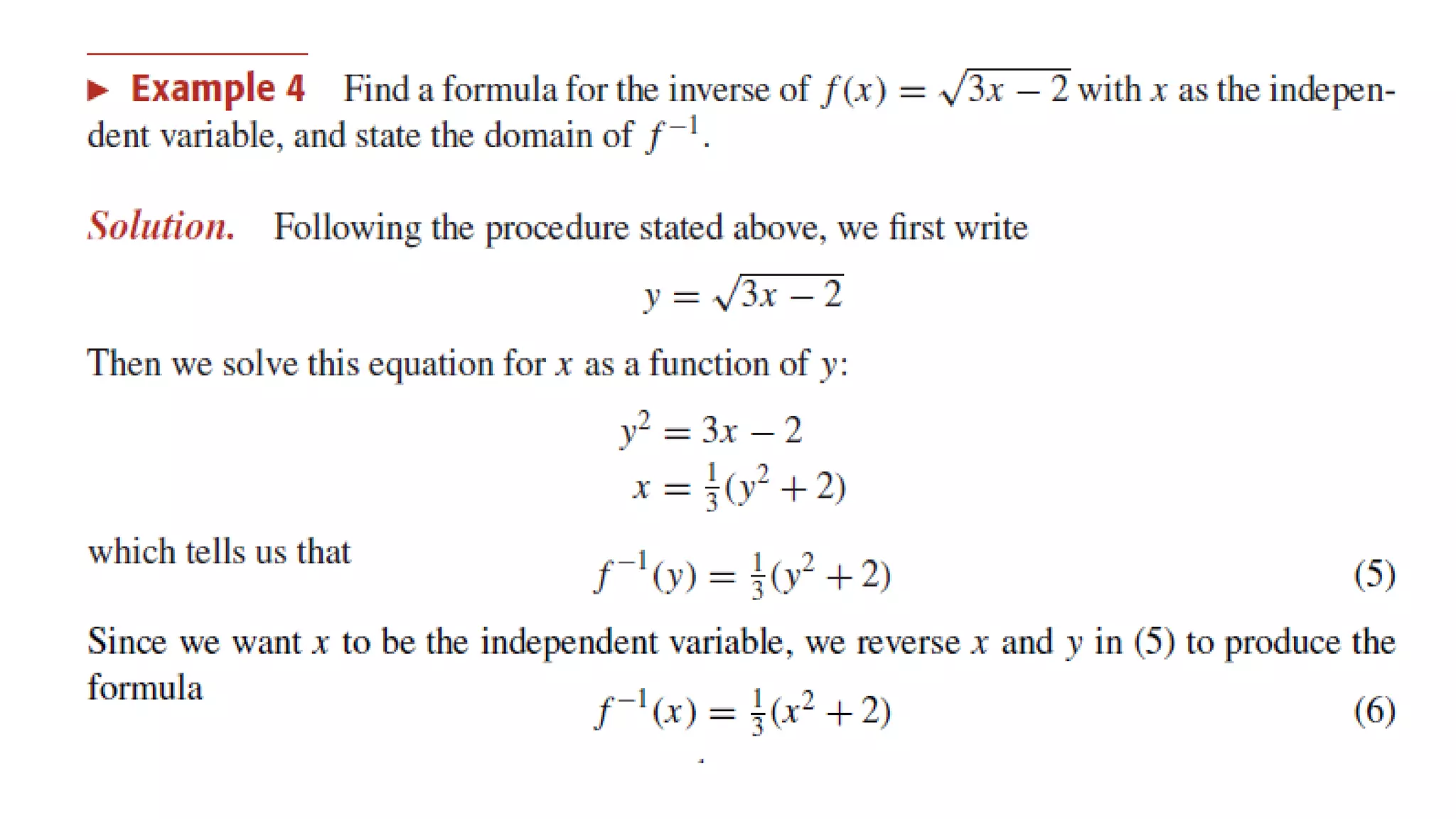 Calculus 0.2 -inverse__functions | PPT