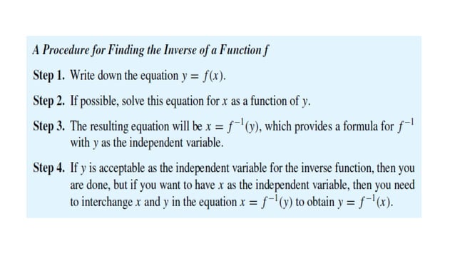 Calculus 0.2 -inverse__functions | PPT