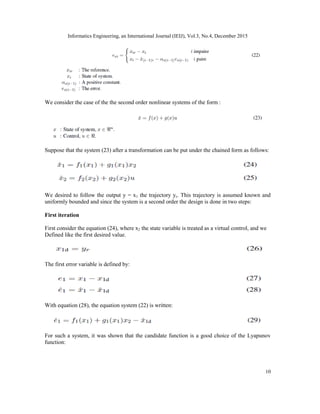 FEEDBACK LINEARIZATION AND BACKSTEPPING CONTROLLERS FOR COUPLED TANKS | PDF