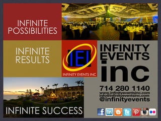 Infinity Events Inc Digital Brochure | PPT