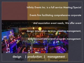 Infinity Events Inc Digital Brochure | PPT