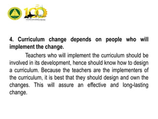 Curriculum Development Designing the Curriculum | PPTX