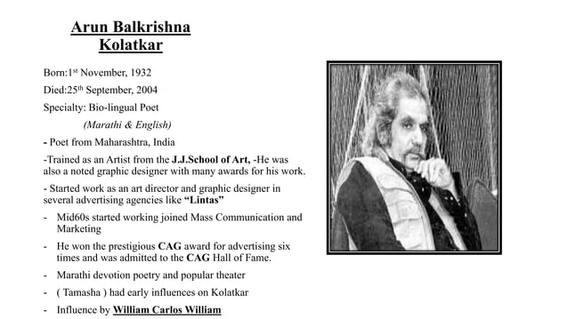 The Views on Faith, Realism and a Scepticism in the poem of 'Arun ...