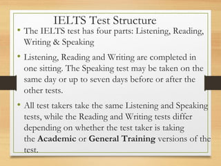 Ielts -International English Language Testing System | PPT