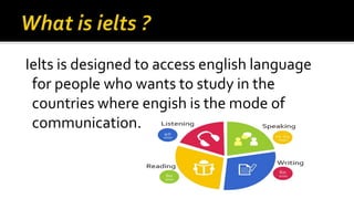 Ielts | PPTX | Standardized Testing | Educational Assessment