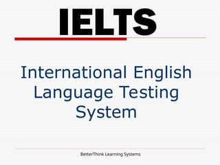 ieltsbeginbasic to know about ielts test | PPT