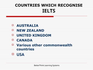 ieltsbeginbasic to know about ielts test | PPT