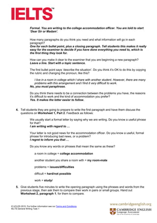 Ielts general-training-writing-task-1-planning- | PDF